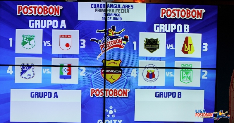 Cuadrangulares y fechas de la Liga Postobón - Radioacktiva.com