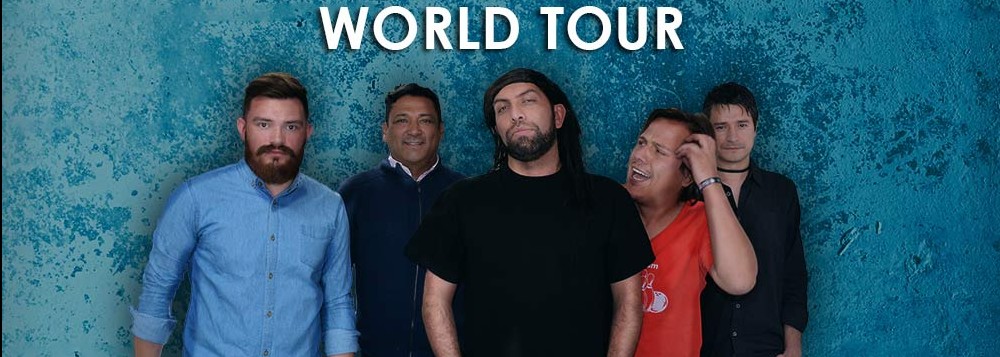 Los integrantes de Radioacktiva imitan a la banda Foo Fighters