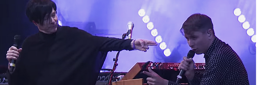 FFS, el grupo entre Franz Ferdinand y Sparks, se presentan en ‘The Late ...