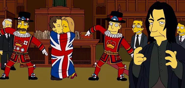 Los Simpsons rinden homenaje a Rickman y Bowie al mejor estilo ...