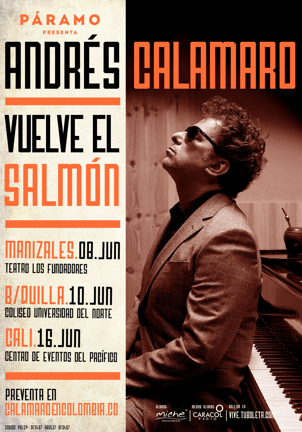Andrés Calamaro vuelve a Colombia con su gira 'Licencia para Cantar ...
