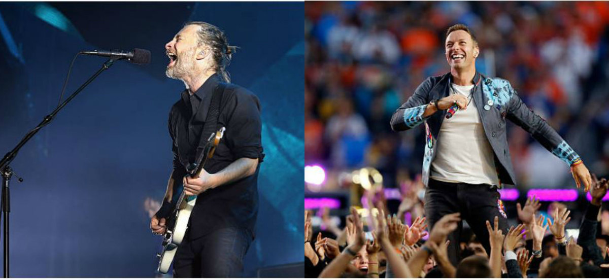 Duelo depresivo en The Rock Show: Radiohead Vs Coldplay - Radioacktiva.com