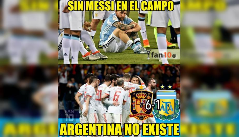 Memes de la paliza que le dio España a Argentina (6-1) - Radioacktiva.com