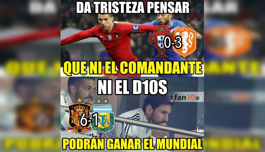 Memes de la paliza que le dio España a Argentina (6-1) - Radioacktiva.com