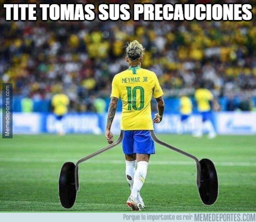 Neymar no para de caerse y los memes no dejan de atacarlo ...