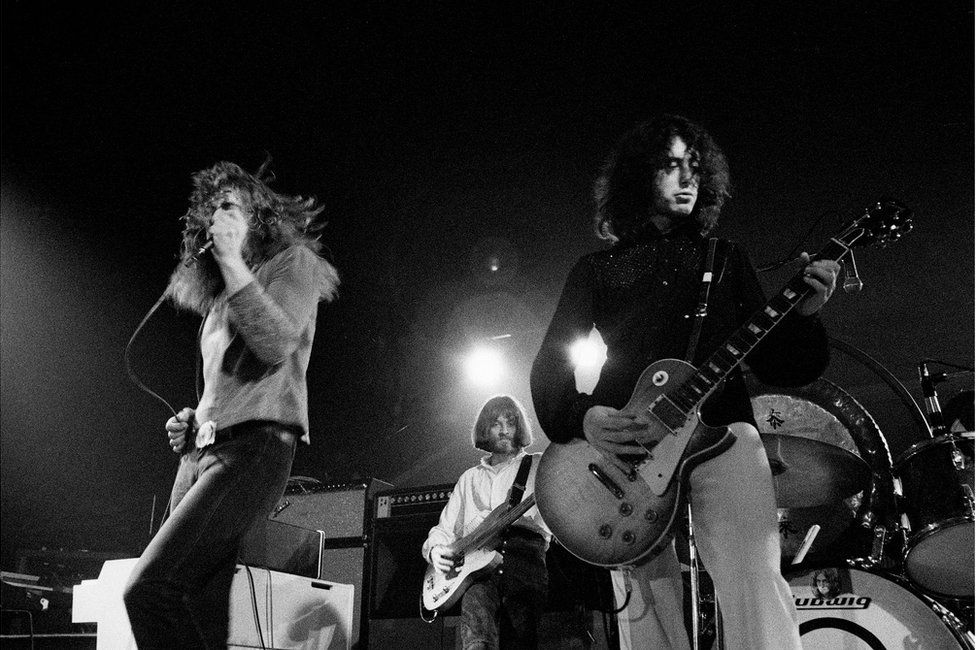 ¡Increíble! Publican imágenes del primer concierto de Led Zeppelin en ...