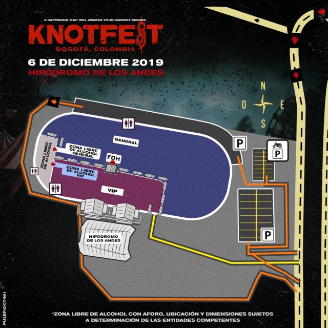 ¡Conozca el cartel oficial del Knotfest Colombia 2019! - Radioacktiva.com