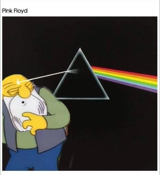 Alguien puso a personajes de Los Simpson en portadas de álbumes y aquí ...