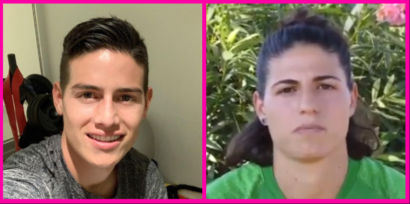 James Rodríguez "en muchacha", la nueva portera del AS Roma