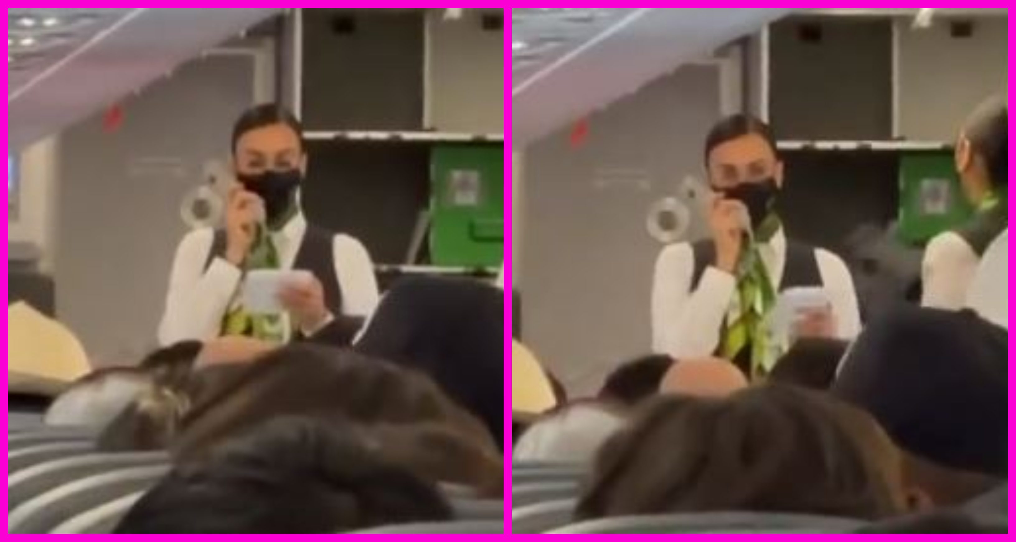 Azafata llamó a los pasajeros "Benito Camelo", "Alma María Rico", y la ...