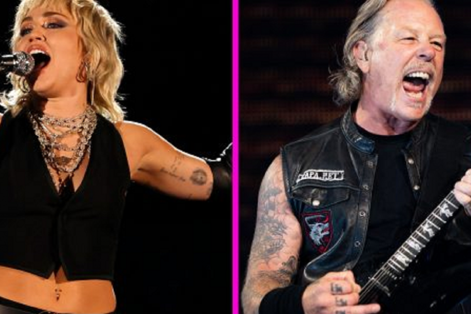 Metallica y Miley Cyrus se unieron para interpretar “Nothing Else Matters”
