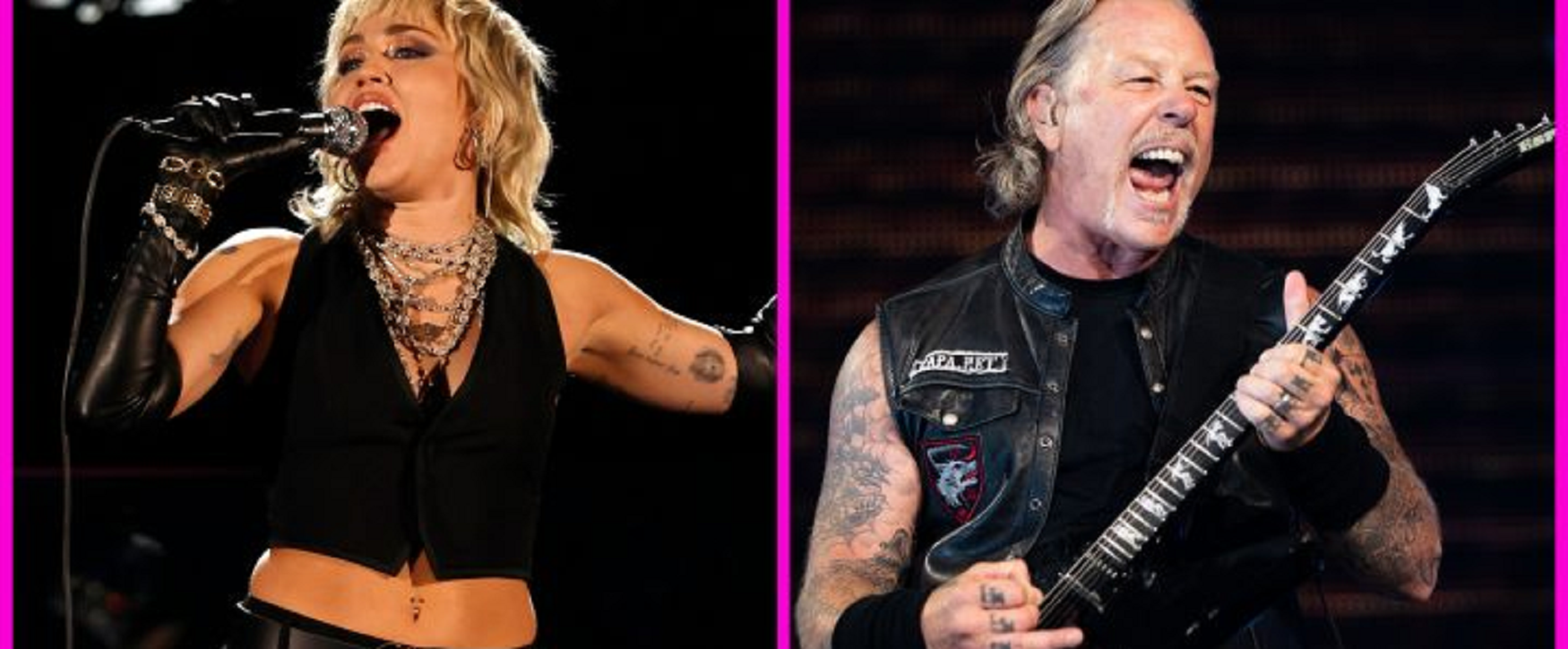 Metallica y Miley Cyrus se unieron para interpretar “Nothing Else Matters”