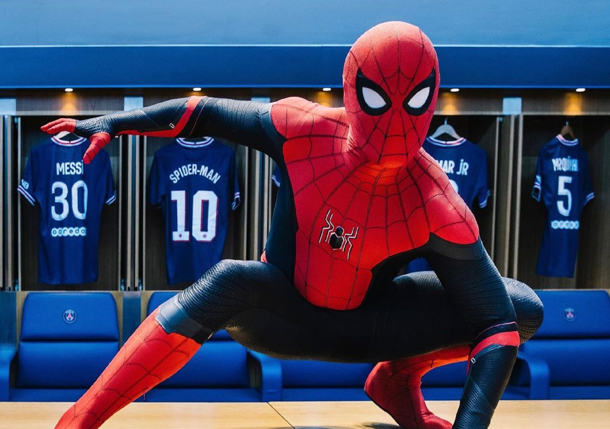 Spider-Man se vuelve tendencia con la camiseta del PSG