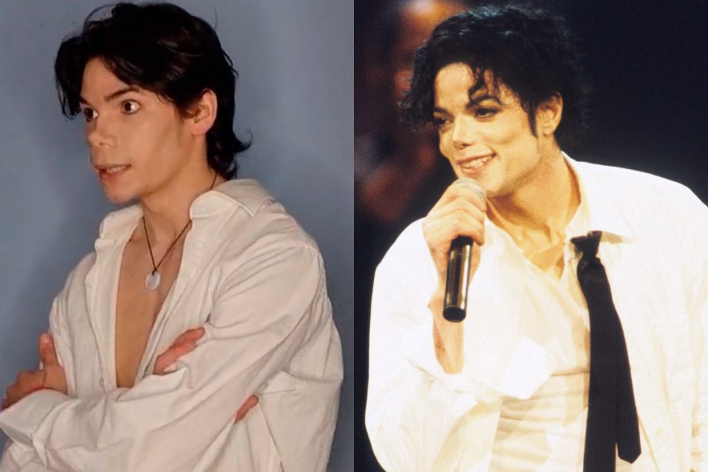 El hombre que asegura parecerse naturalmente a Michael Jackson