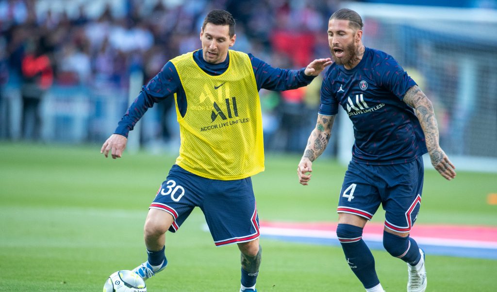 Tenso momento entre Messi y Sergio Ramos