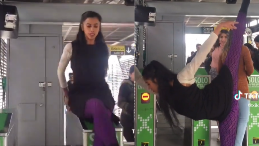 Colados en Transmilenio: la danza para colarse viral en redes