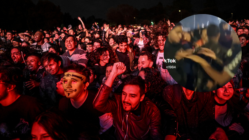 metaleros jugaron mesu en rock al parque antes de un pogo