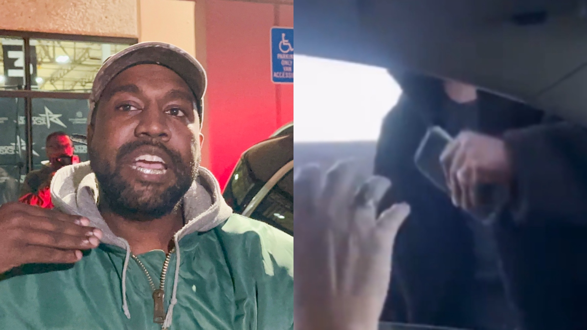 Kanye West enfureció y lanzó el celular de una mujer que lo estaba grabando