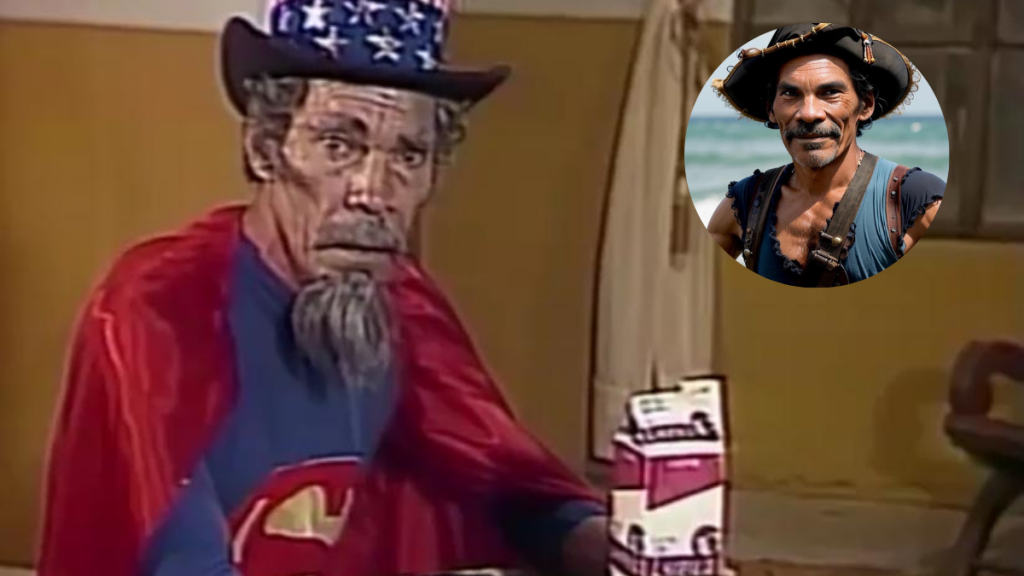 Así luciría Don Ramón en la piel de Superman, según la IA