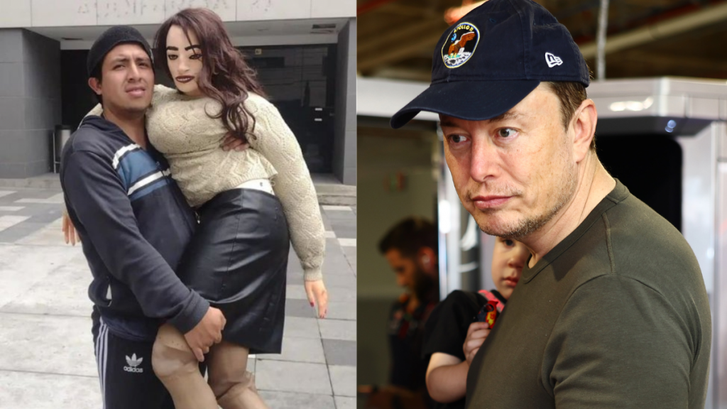 Filtran foto de Elon Musk besando a un robot mujer