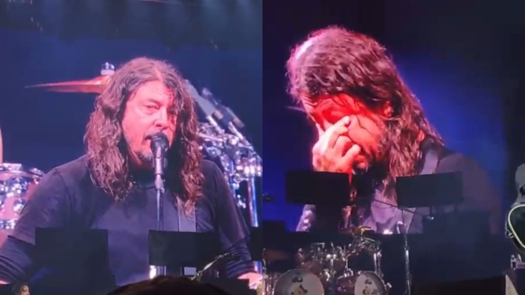 Dave Grohl llora en homenaje a Taylor Hawkins