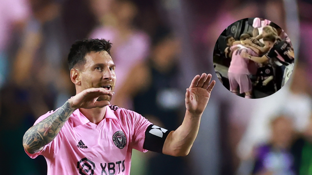 Messi tuvo emotivo gesto tras marcar gol con el Inter Miami