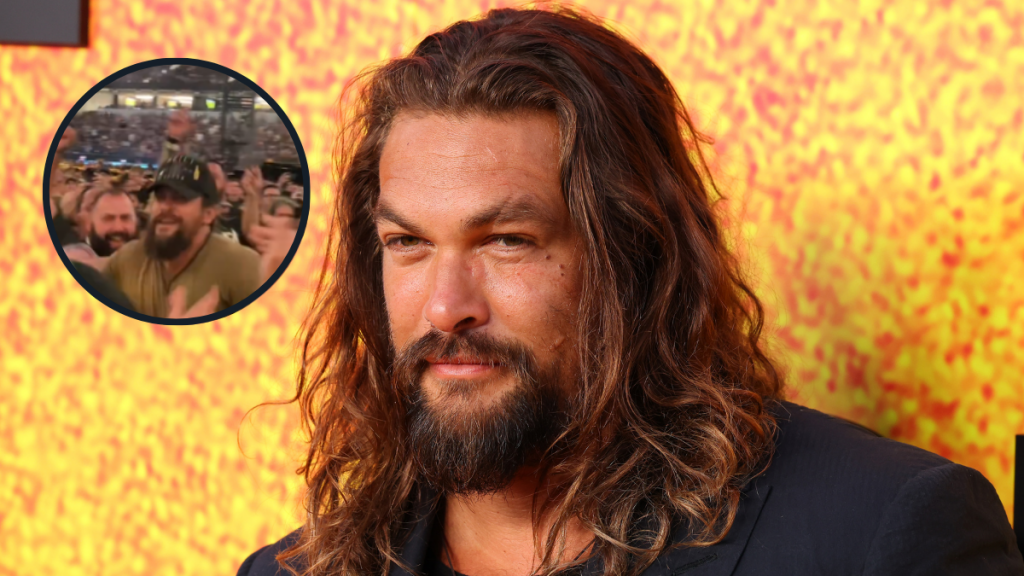 Jason Momoa en pogo de concierto de Pantera
