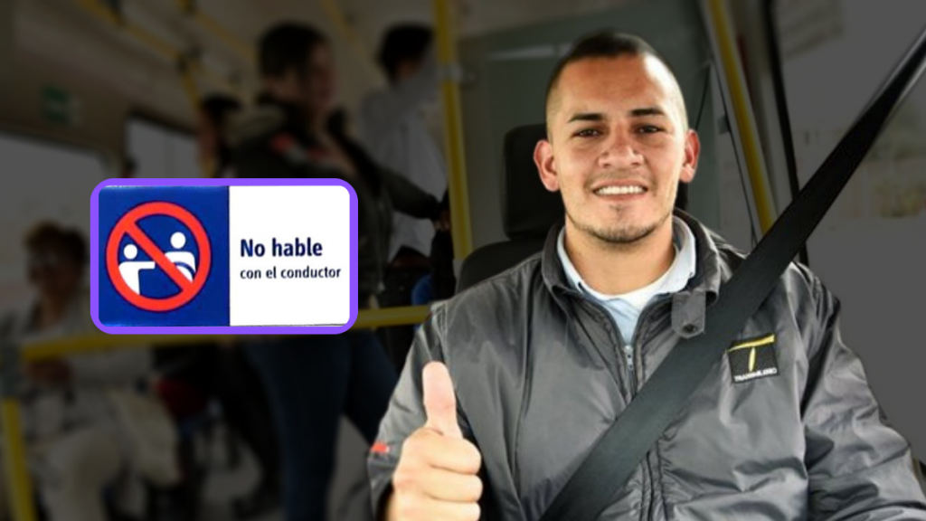¿Está prohibido hablar con el conductor del SITP? Le contamos