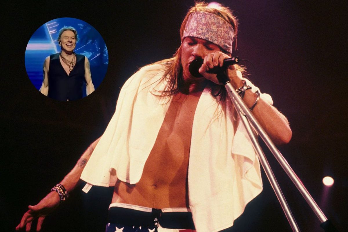 Axl Rose de Guns N Roses bajó varios kilos y tuvo cambio extremo