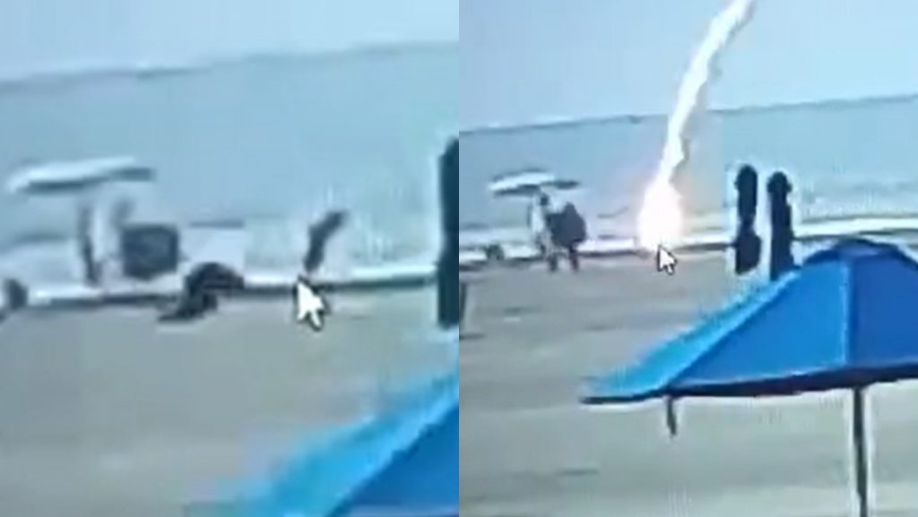 Mujer fue impactada por un rayo y pierde la vida de inmediato