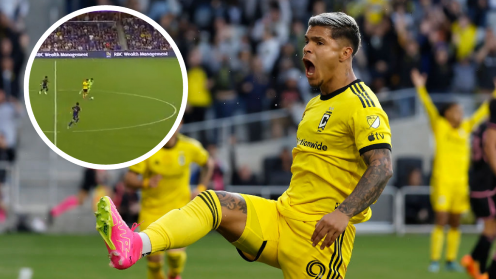 El golazo desde media cancha que marcó el Cucho Hernández