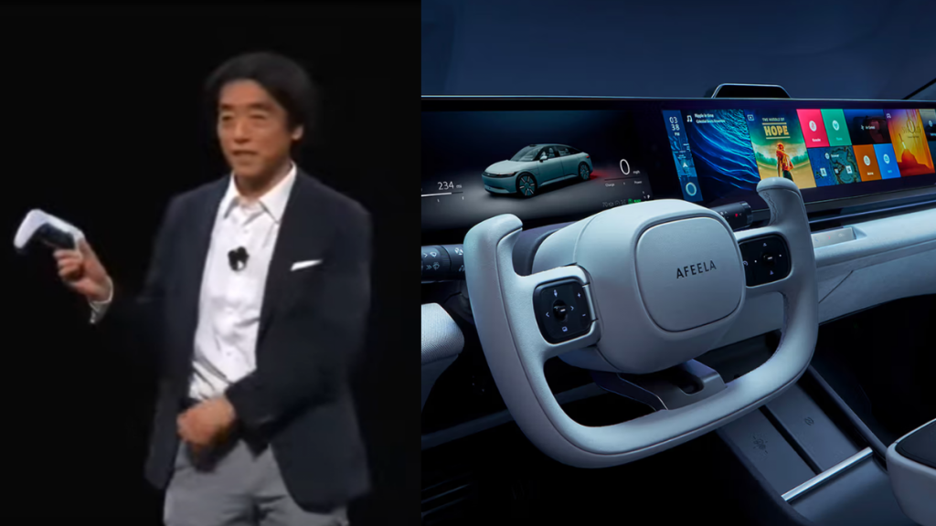 Así es el carro de Sony que se puede manejar con un control de PlayStation