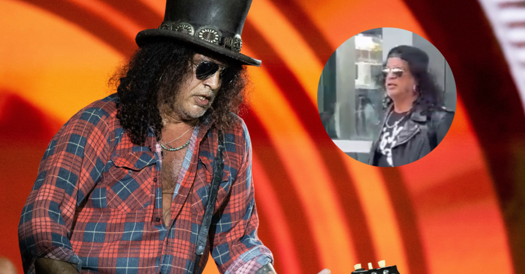 Slash fue grabado llegando a Bogotá previo a su concierto: video