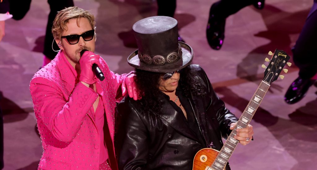 Slash se fajó tremendo show con Ryan Gosling en los Premios Oscar 2024