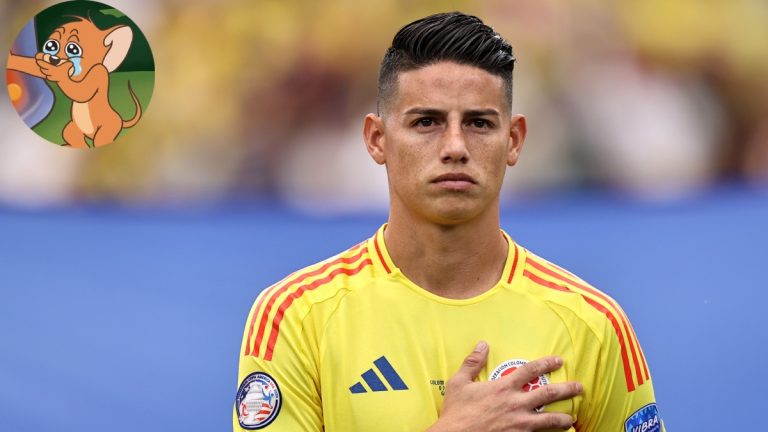 Así reaccionó James Rodríguez al subcampeonato de la Selección Colombia
