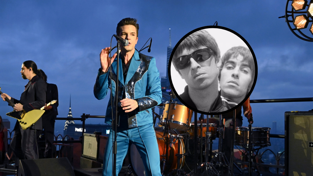 The Killers recreó icónica portada de álbum de Oasis. ¿Cuál fue?