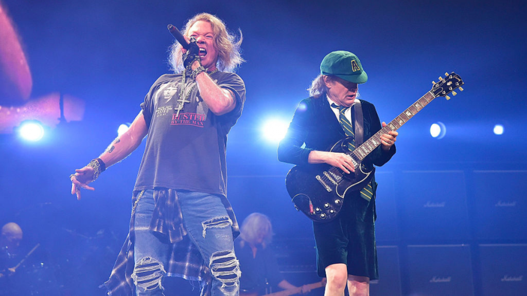 La verdadera razón por la que Axl Rose fue el cantante de AC/DC