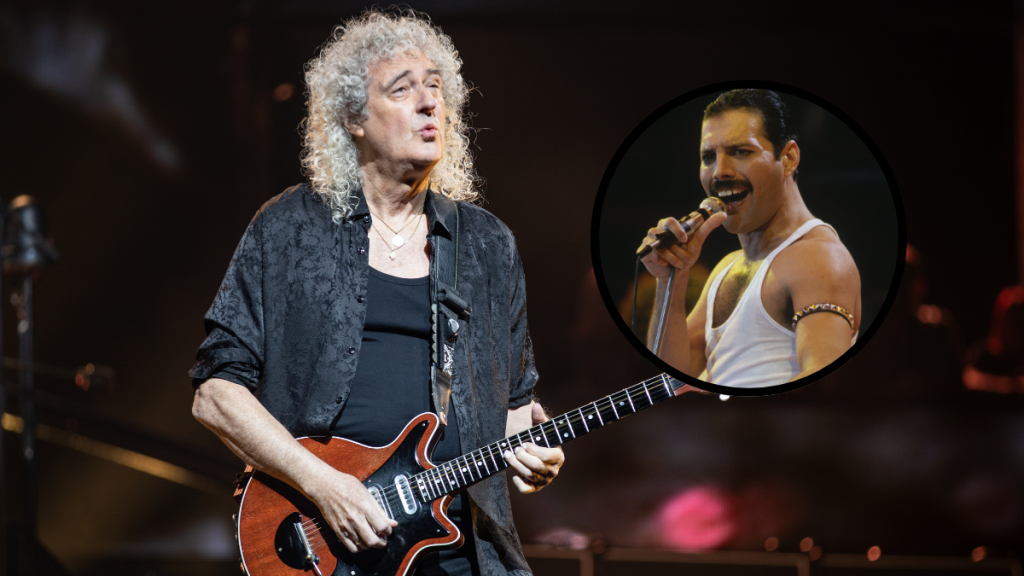 Guitarra de Brian May tiene un homenaje secreto a Freddie Mercury