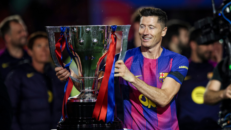 Robert Lewandowski se despide del Barcelona: "Misión cumplida"